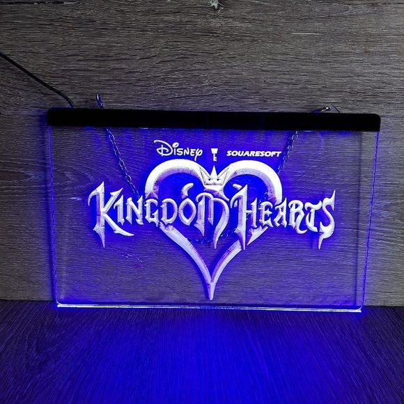 Disney | Wall Decor | Kingdom Heartsled Neon Light Pub Led Design Sign ...